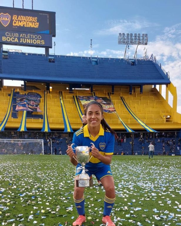 Miriam Mayorga se coronó campeona con Boca en un histórico partido en ...